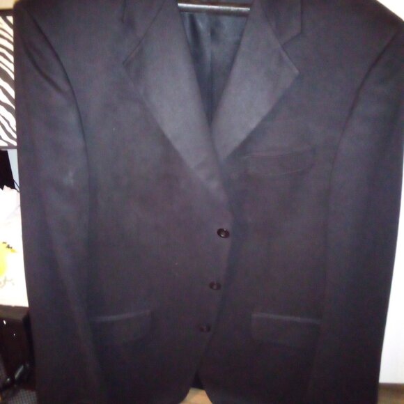 Pierre Cardin | Suits & Blazers | Pierre Cardin Navy 2 Button Polyester ...